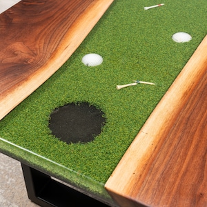 Handmade Walnut Golf Sport Resin Coffee Table - Etsy