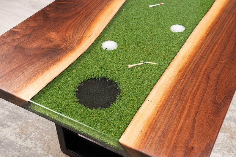 Handmade Walnut Golf Sport Resin Coffee Table - Etsy