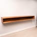 Floating Media Console - Custom Walnut TV Stand. Handmade in Canada - Etsy
