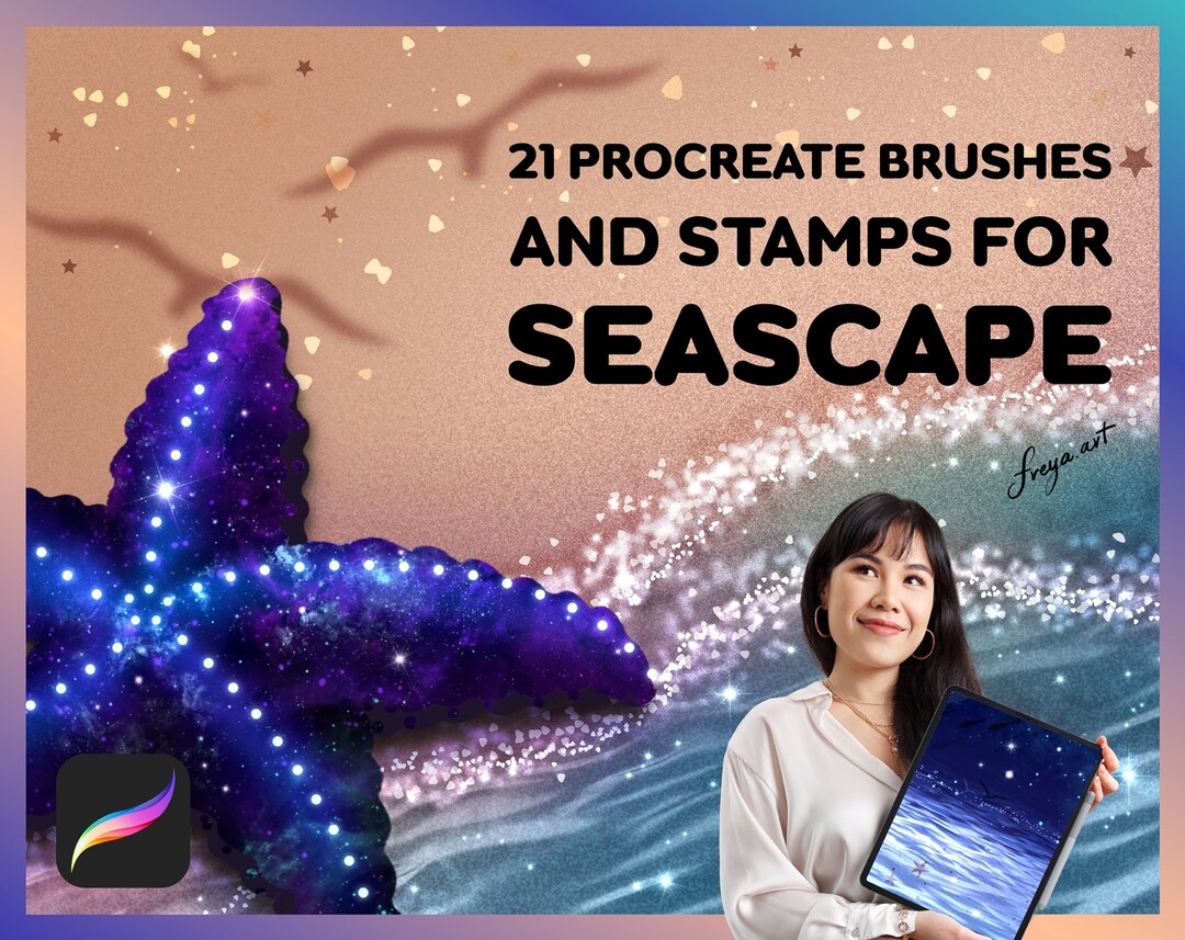 Beach Scene Procreate Bundle Underwater Brushes Procreate - Etsy