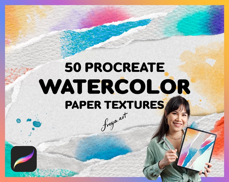 Procreate Paper Brushes 50 Paper Texture Brushes for - Etsy