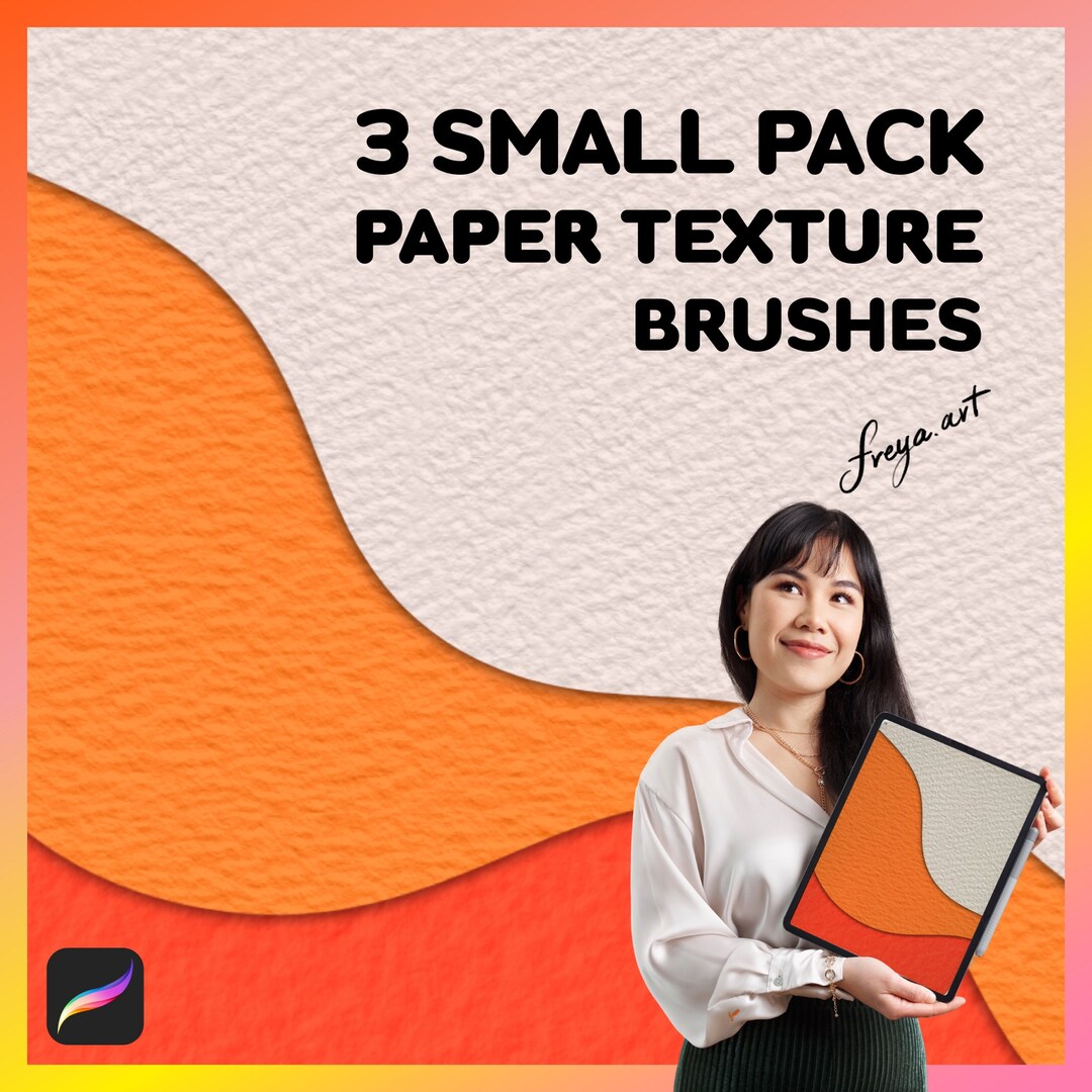 Procreate Paper Brush | 3 Paper Texture Procreate Brushes, Paper ...