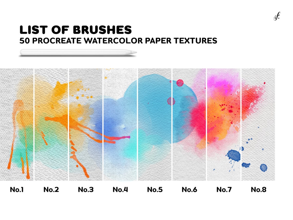 Procreate Paper Brushes 50 Paper Texture Brushes for - Etsy