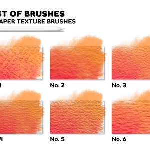 Procreate Watercolor Paper 10 Paperlike Procreate Brushes, Procreate ...