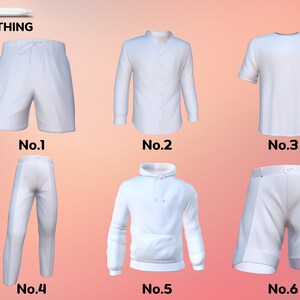 3D Model Procreate for Men Procreate Clothes, Procreate Fashion Mockup ...