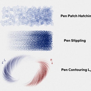 Procreate Brush Pens | 9 Ballpoint Pen Brushes for Drawing, Sketch ...