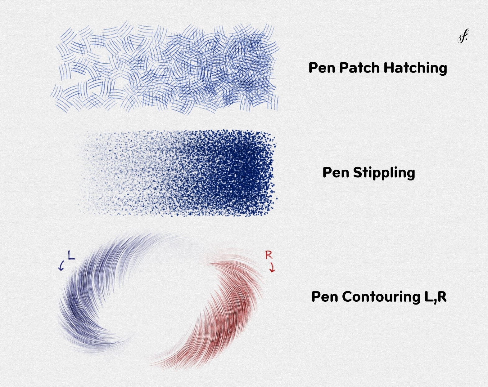 Procreate Brush Pens | 9 Ballpoint Pen Brushes for Drawing, Sketch ...
