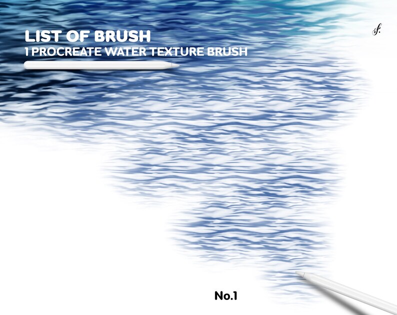 Procreate Water 1 Procreate Water Brush Ocean Brush Sea - Etsy