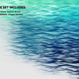 Procreate Water | 1 Procreate Water Brush, Ocean Brush, Sea Texture ...