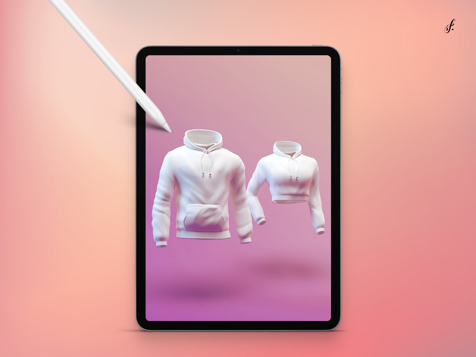 3D Clothing Models for Procreate, 3D Clothing Mock-ups, Realistic ...