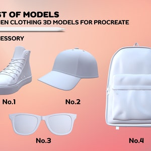 3D Model Procreate for Men Procreate Clothes, Procreate Fashion Mockup ...