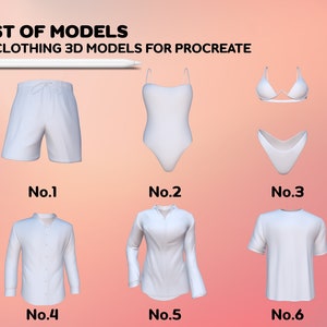 25 Clothing 3D Model Procreate With 65+ Procreate Tutorials, Procreate ...
