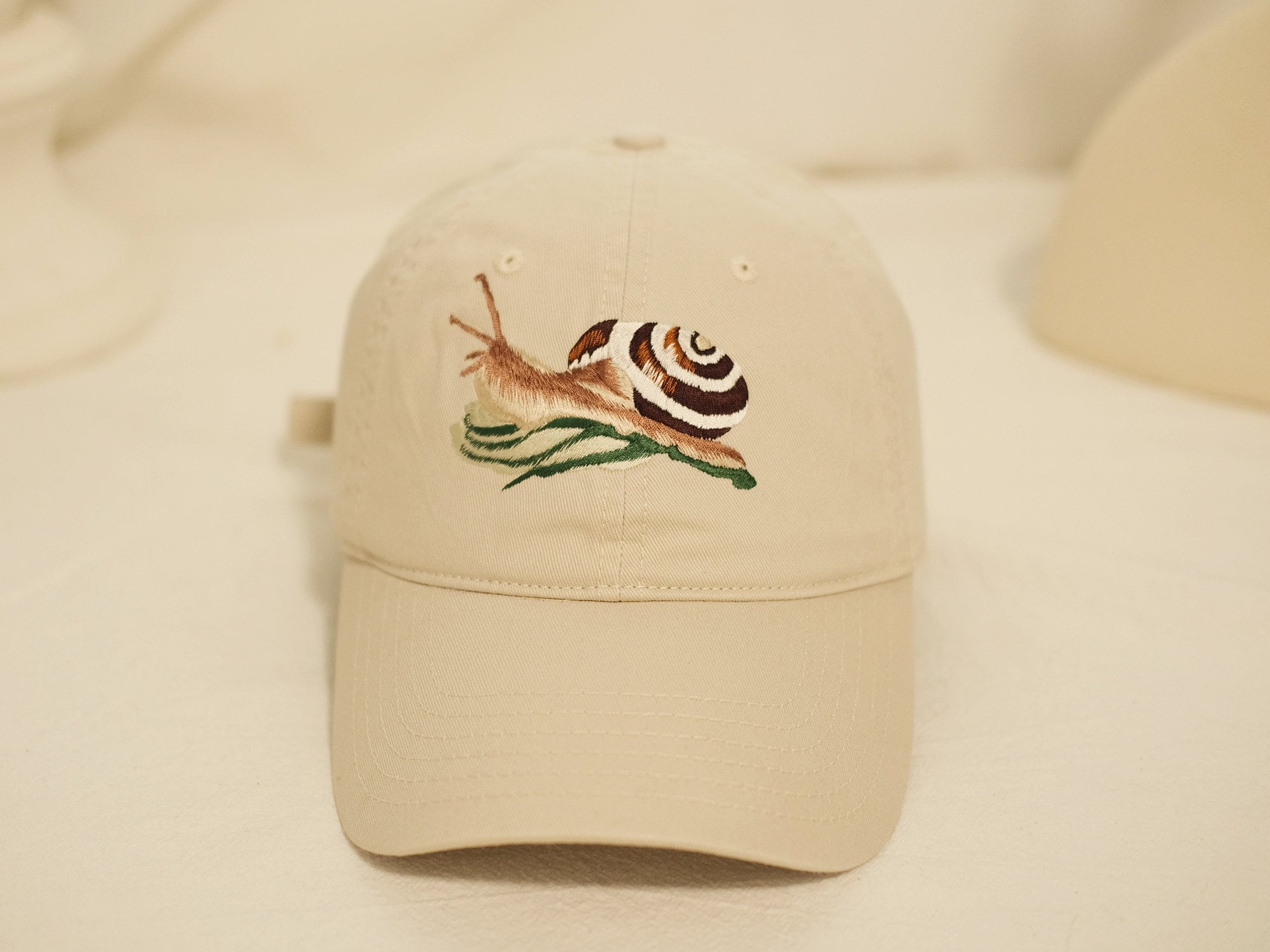 Snail Patterned Baseball Cap, Personalised Embroidered Baseball Cap ...