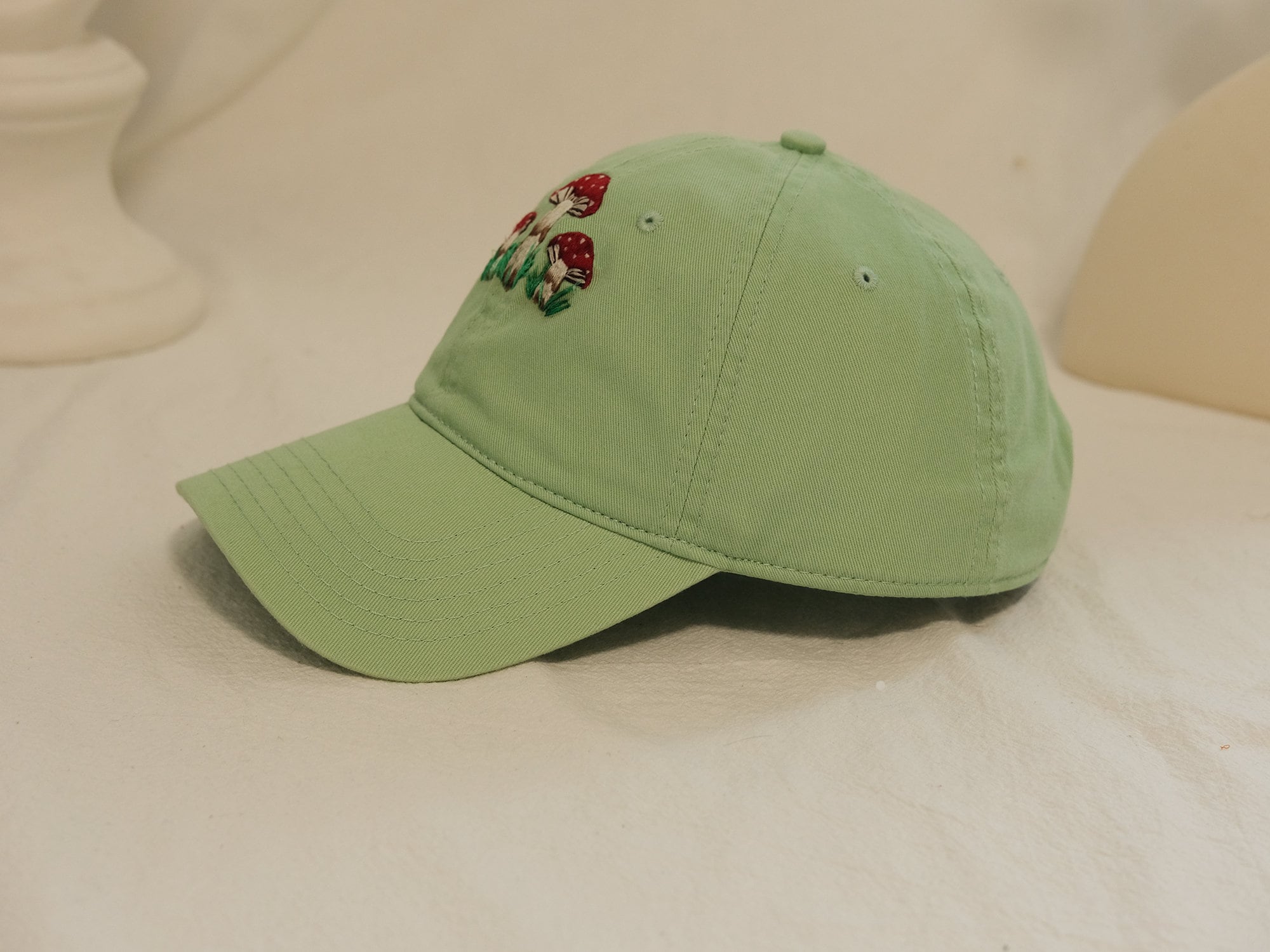Embroidered Mushroom Decor Baseball Cap,embroidered Mushroom Pattern ...