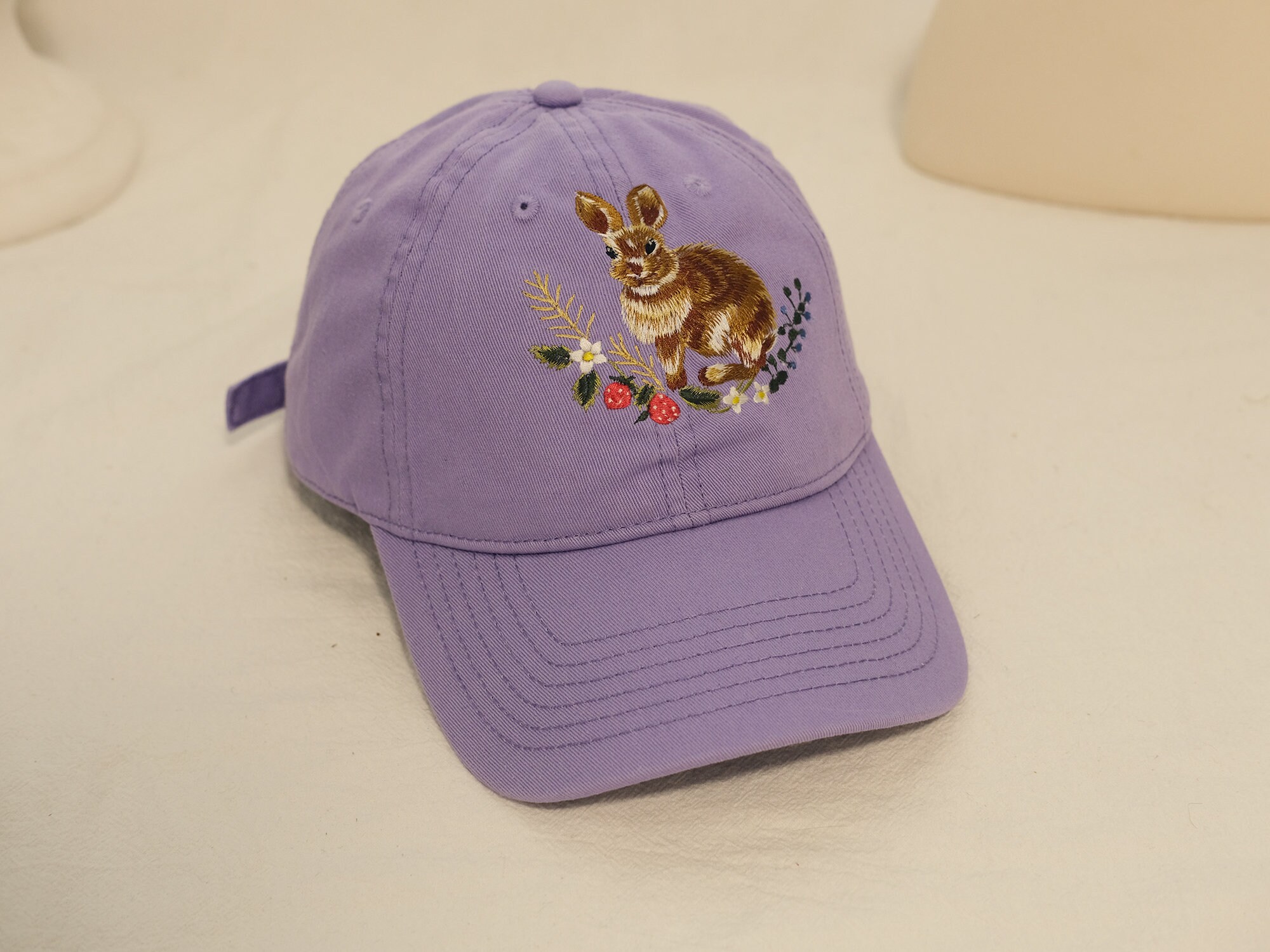 Personalized Embroidered Rabbit Baseball Cap Embroidered Hat - Etsy