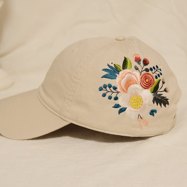 Flower Baseball Cap - Etsy