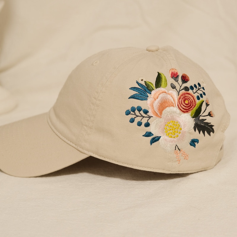 Flower Baseball Cap - Etsy