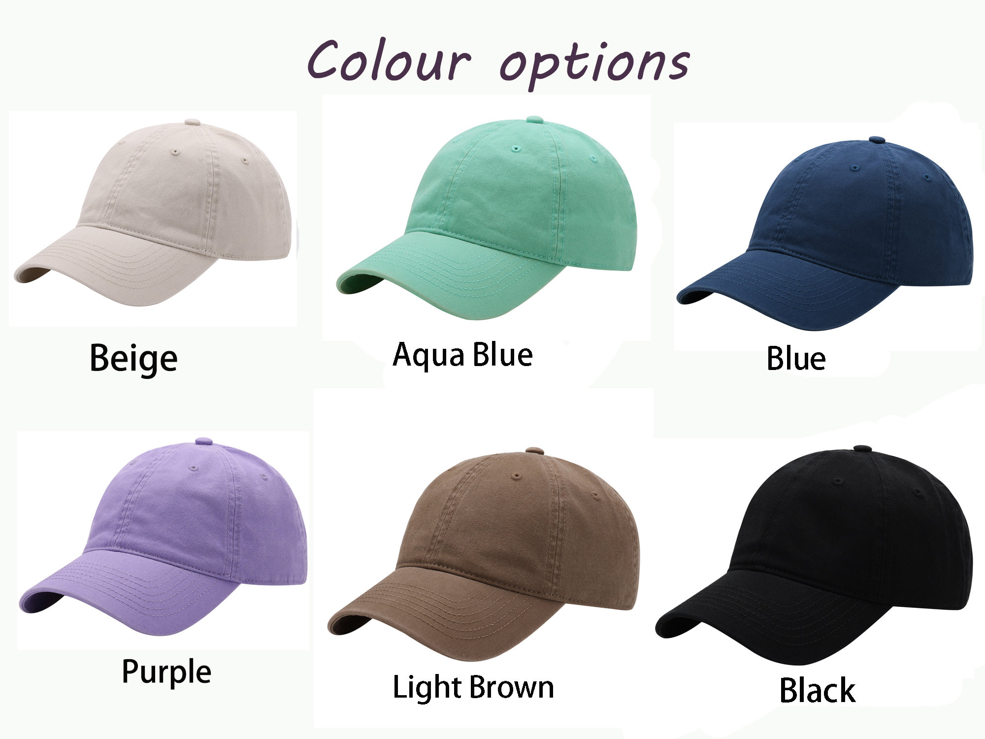 Snail Patterned Baseball Cap, Personalised Embroidered Baseball Cap ...