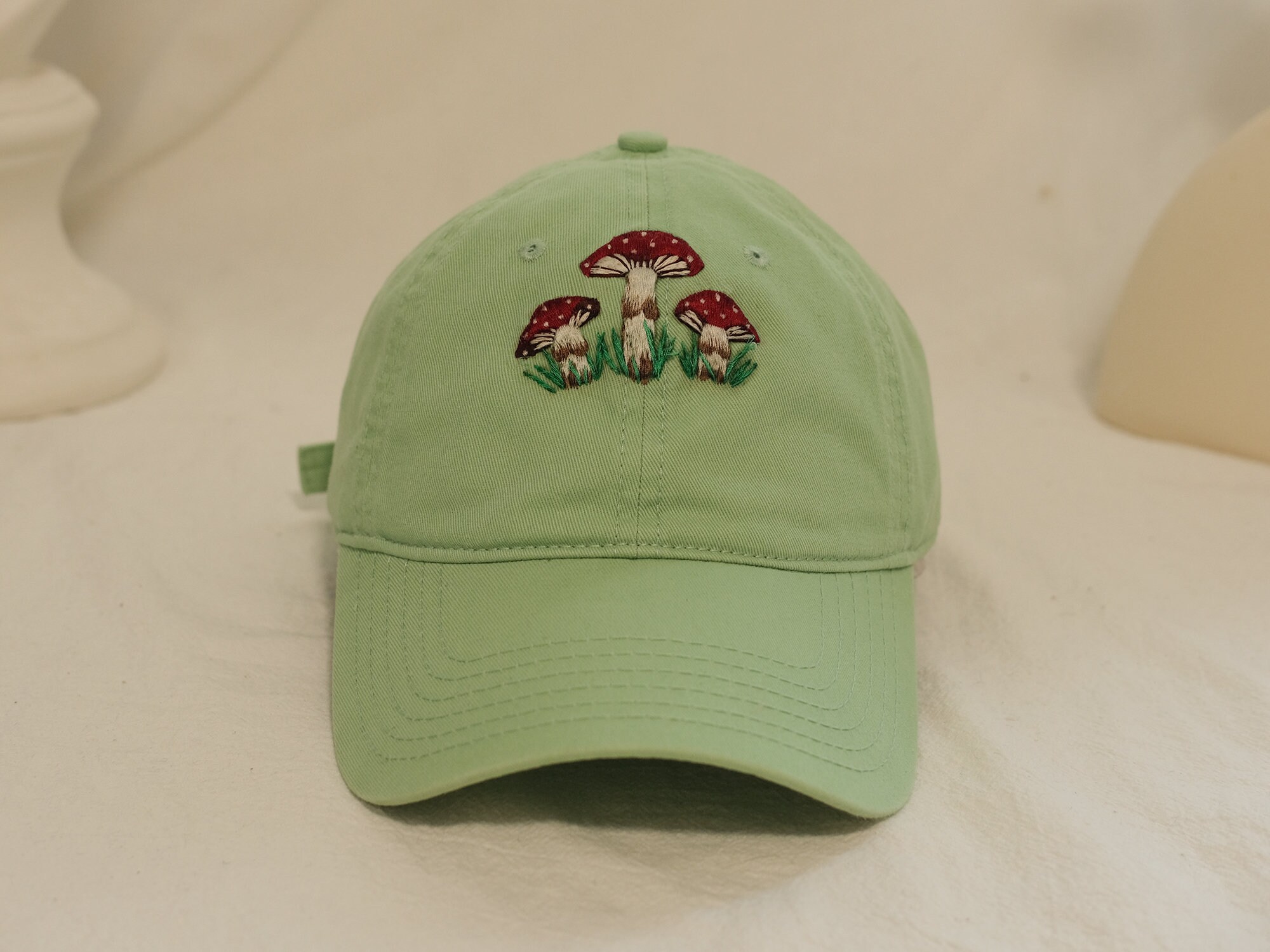 Embroidered Mushroom Decor Baseball Cap,embroidered Mushroom Pattern ...