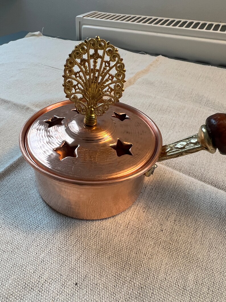 Small Copper Incense Burner - Etsy UK
