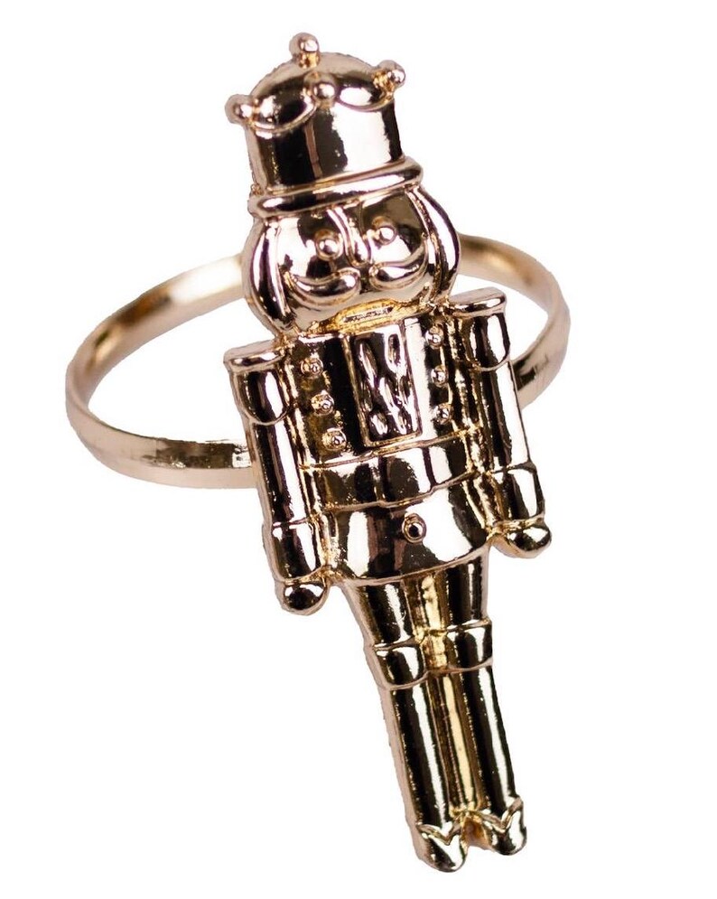 Gold Nutcracker Napkin Rings (set of 4) - Etsy
