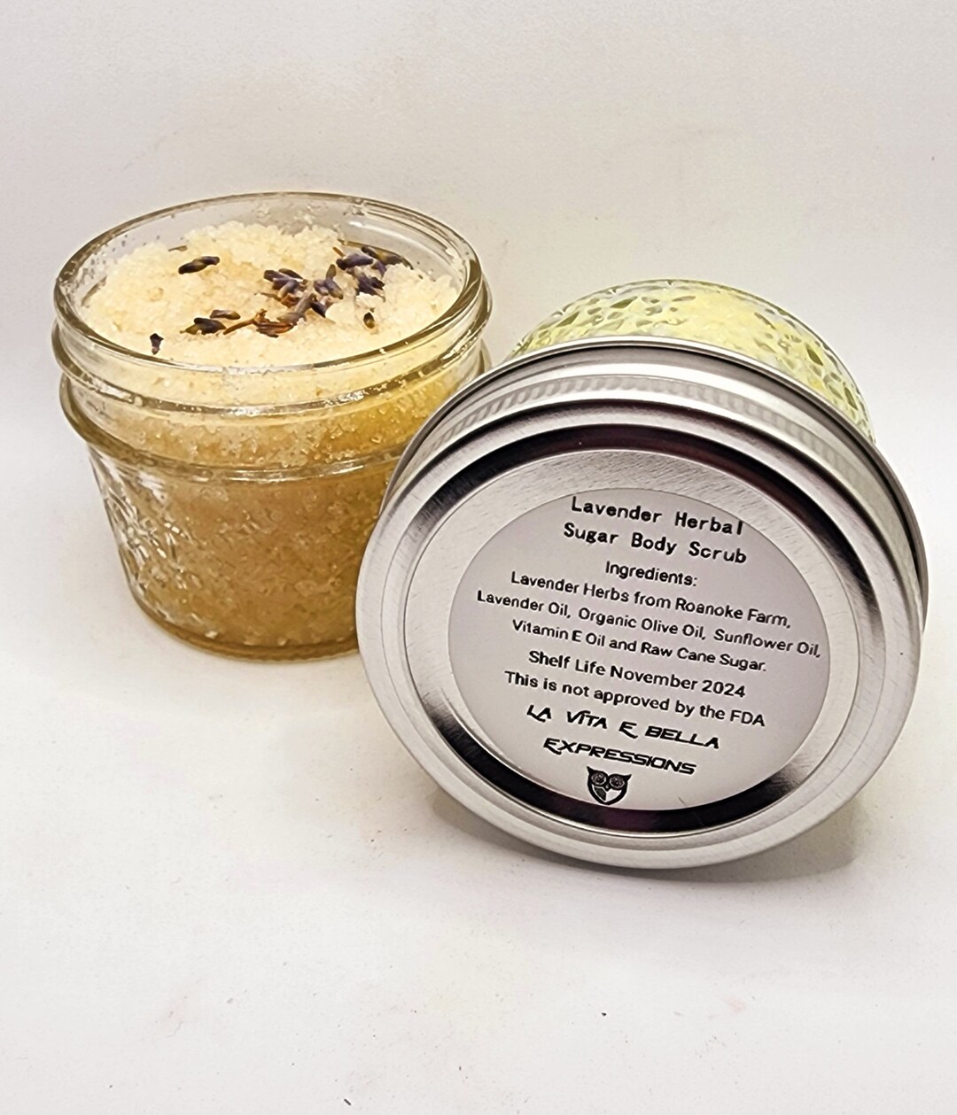 Lavender Sugar Body Scrub - Etsy