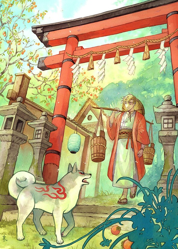 Art Print - Yokai A5 - Etsy