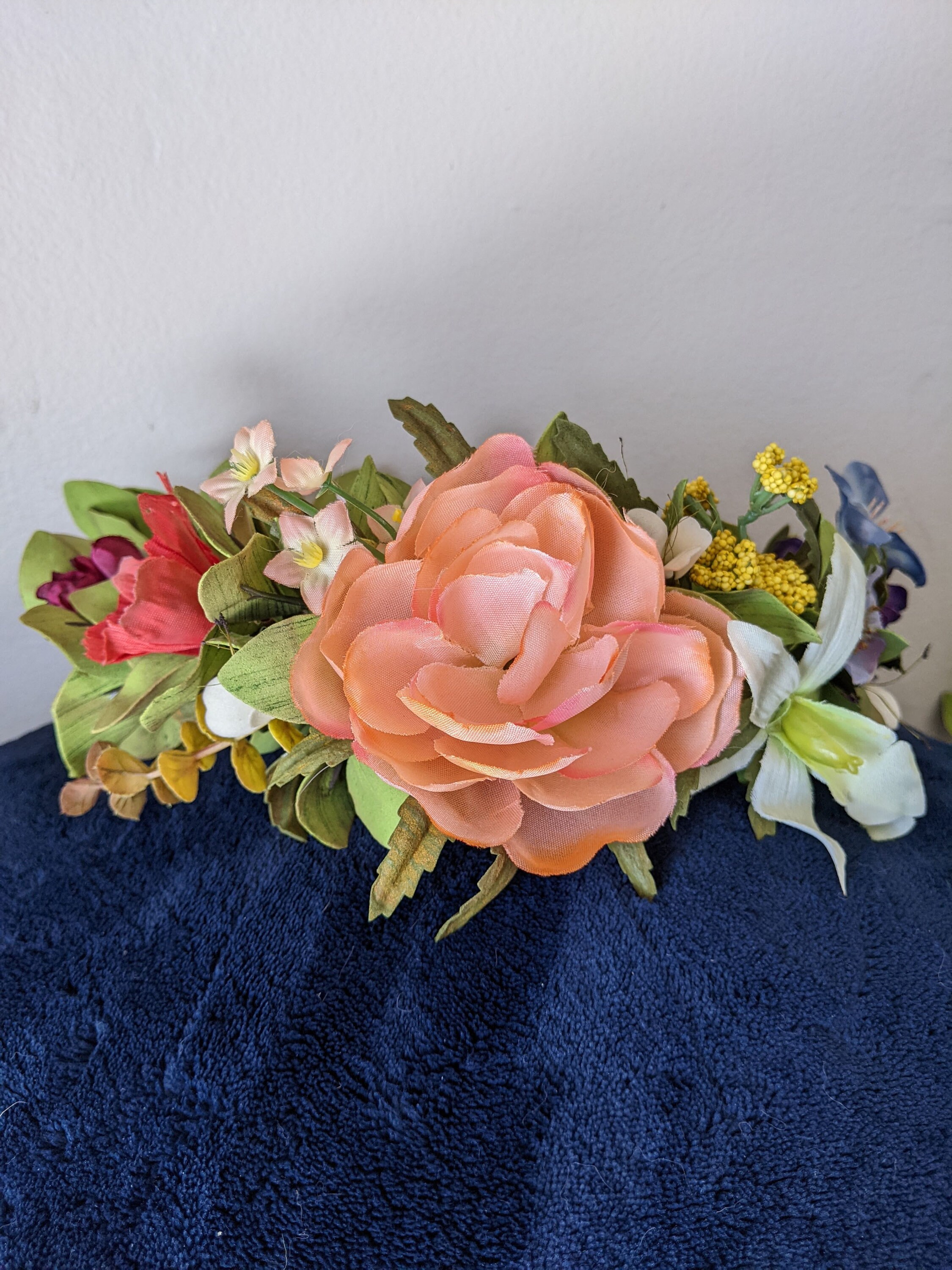 Pastel Rainbow Silk Flower Crown - Etsy