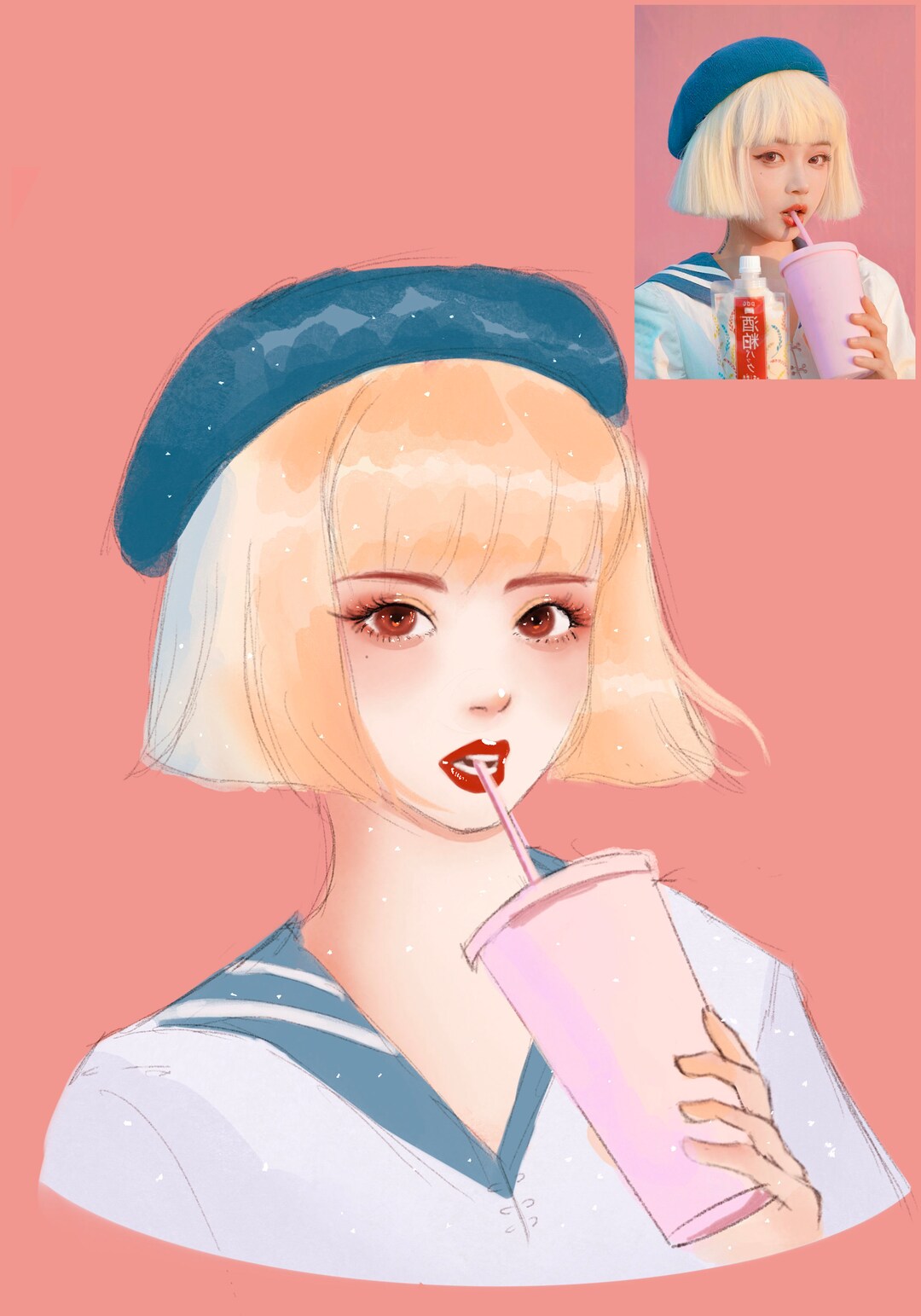 DIGITAL ART PFP Custom Profile Picture Art Commission - Etsy UK