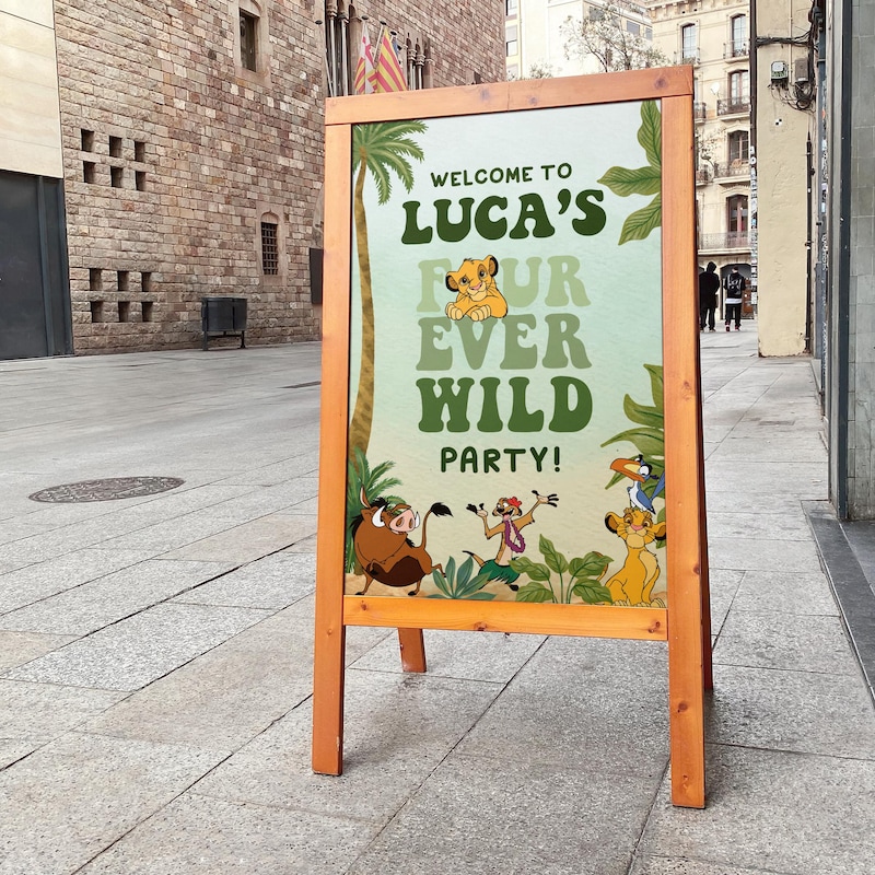 Lion King Welcome Sign - Etsy