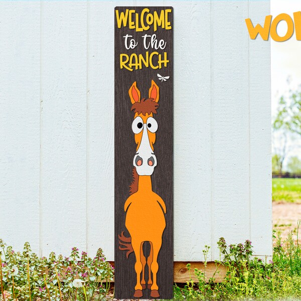 Porch Leaner Horse - Etsy