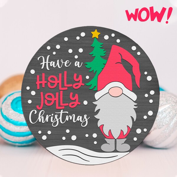 Gnome Christmas Tree - Etsy