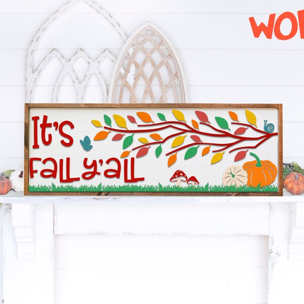 Horizontal Fall Signs Svg - Etsy