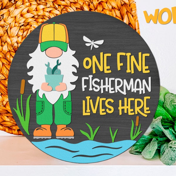 Fisherman Lives Here - Etsy