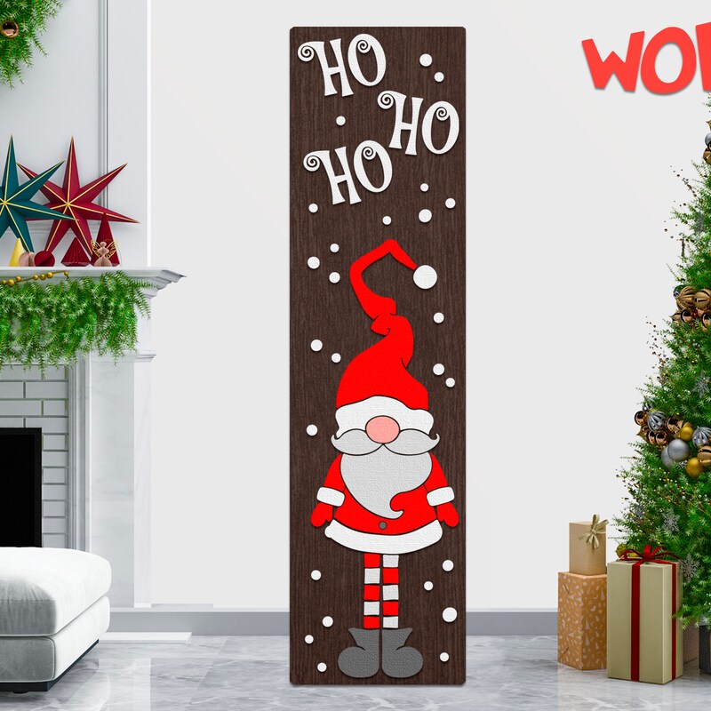 Ho Ho Ho Porch Sign - Etsy