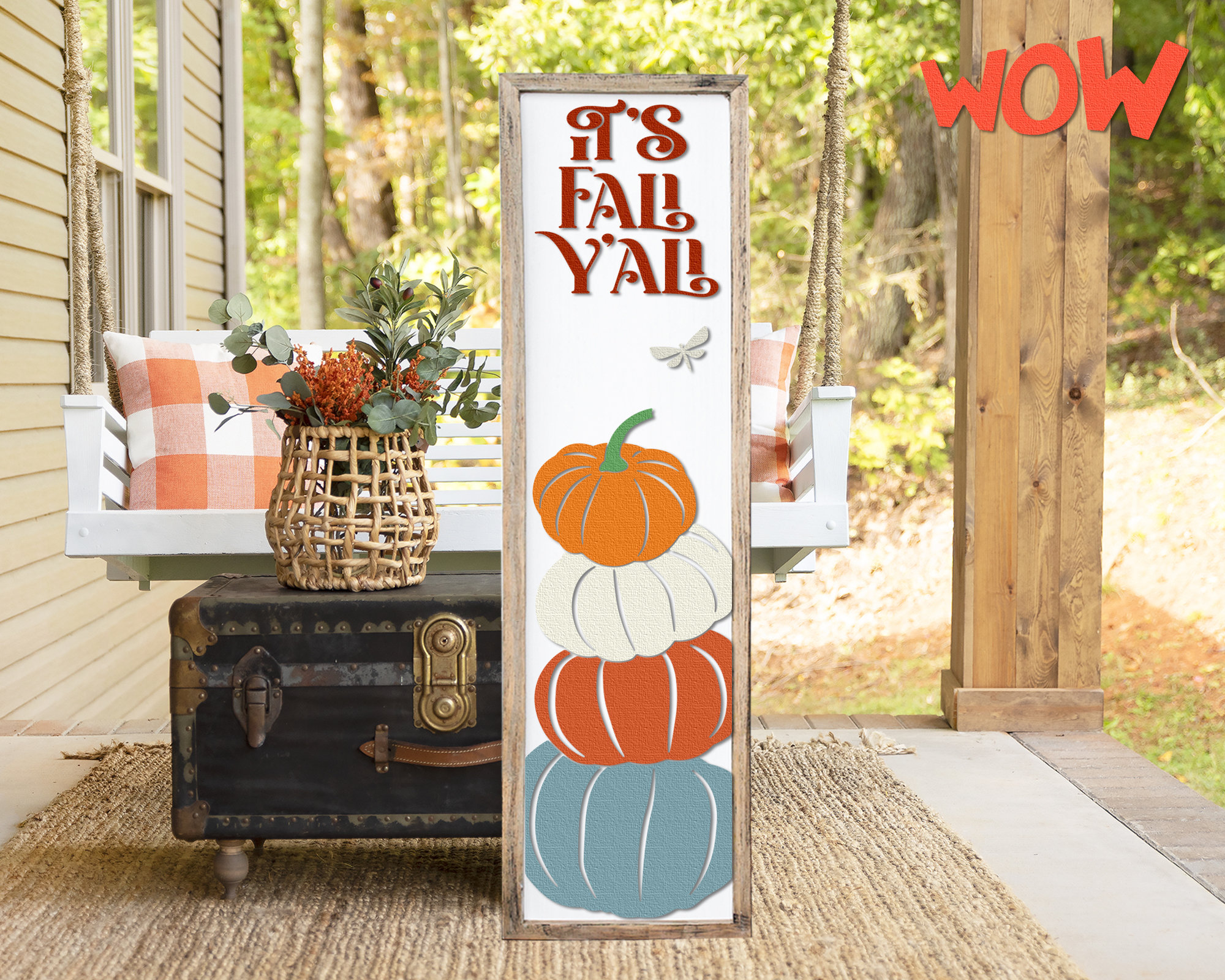 Fall Porch Signs SVG Bundle Autumn Porch Sign DXF Layered - Etsy