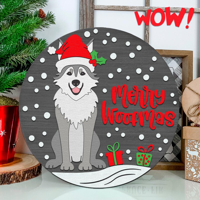 Merry Woofmas Svg - Etsy