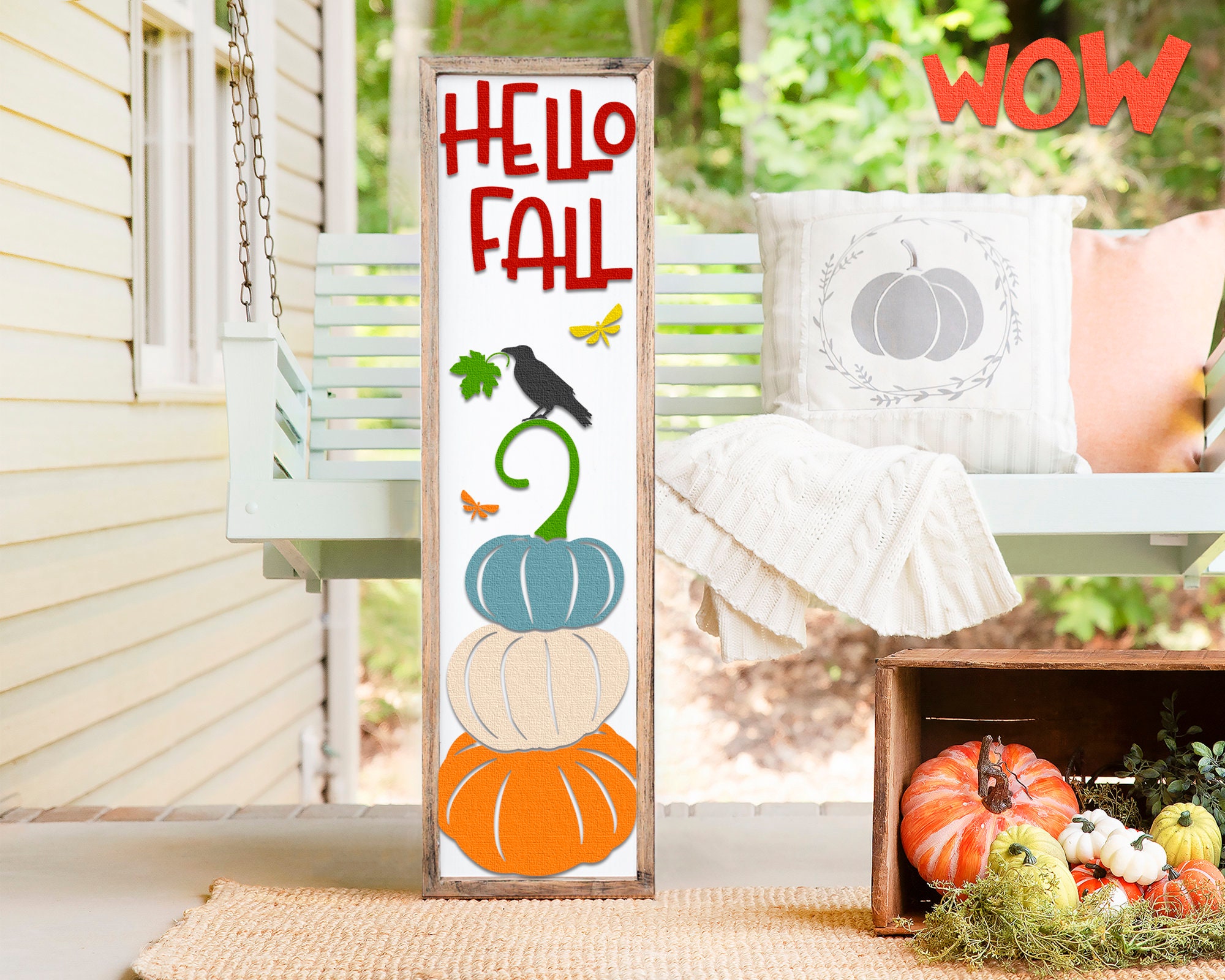 Fall Porch Signs SVG Bundle Autumn Porch Sign DXF Layered - Etsy