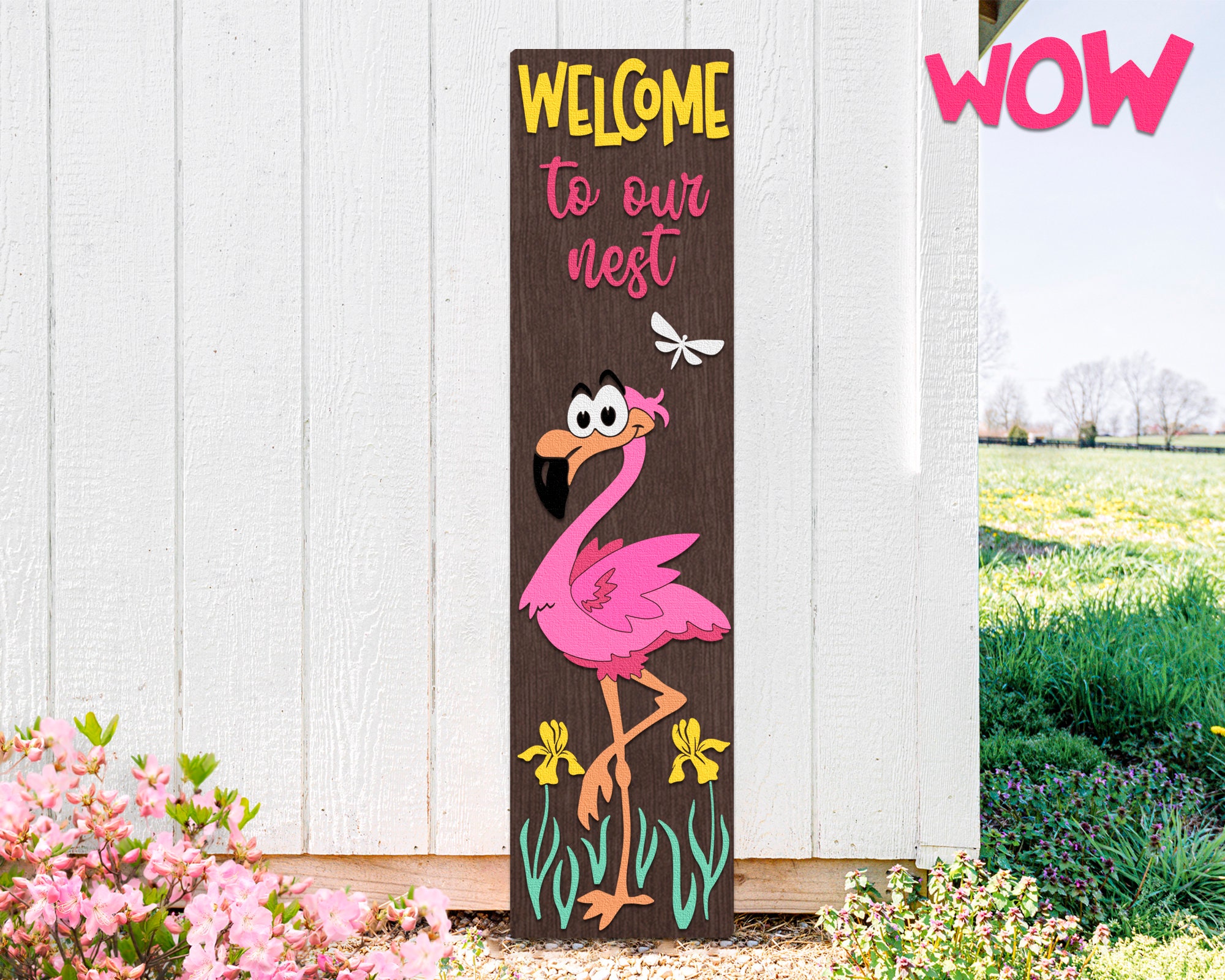 Welcome to Our Nest SVG Layered Farm Porch Sign Cut File - Etsy