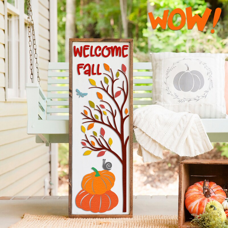 Fall Porch Signs - Etsy