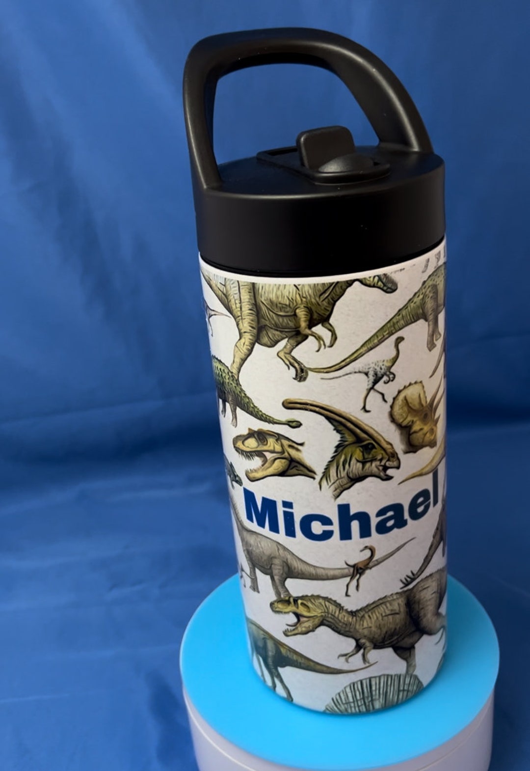 Dinosaur Flip Top 16oz Kids Tumbler - Etsy