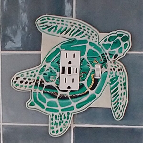 Sea Turtle Light Switch Cover - Etsy