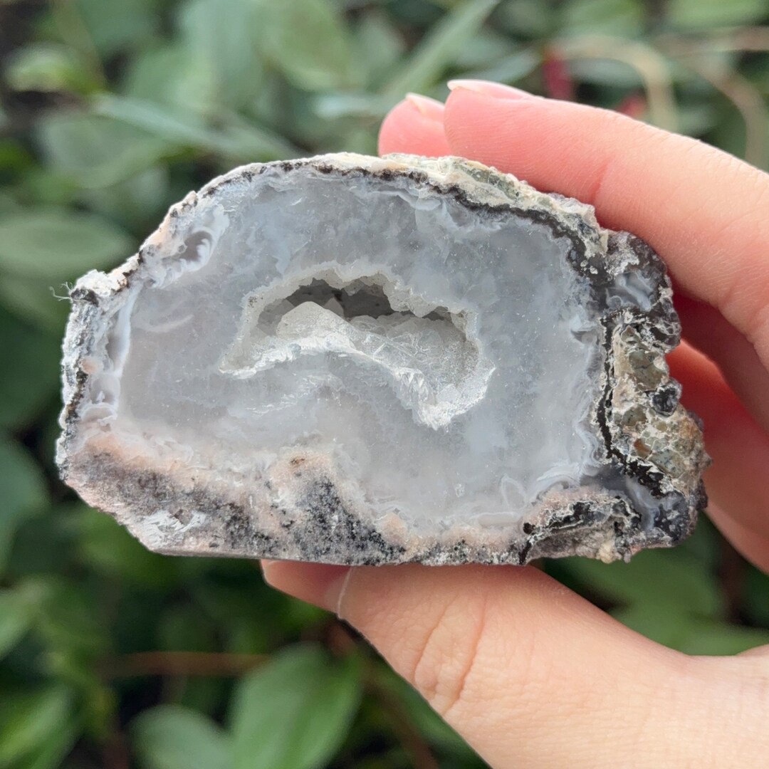 RARE Mexican Trancas Geode Cut Base | Crystal Cluster, Quartz Geode ...