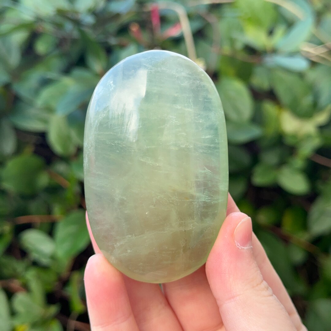 Green Fluorite Palmstone Crystal Palms Crystals for School - Etsy