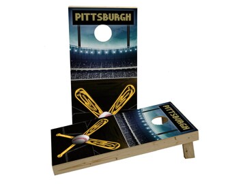 Pittsburgh Cornhole Board - Etsy