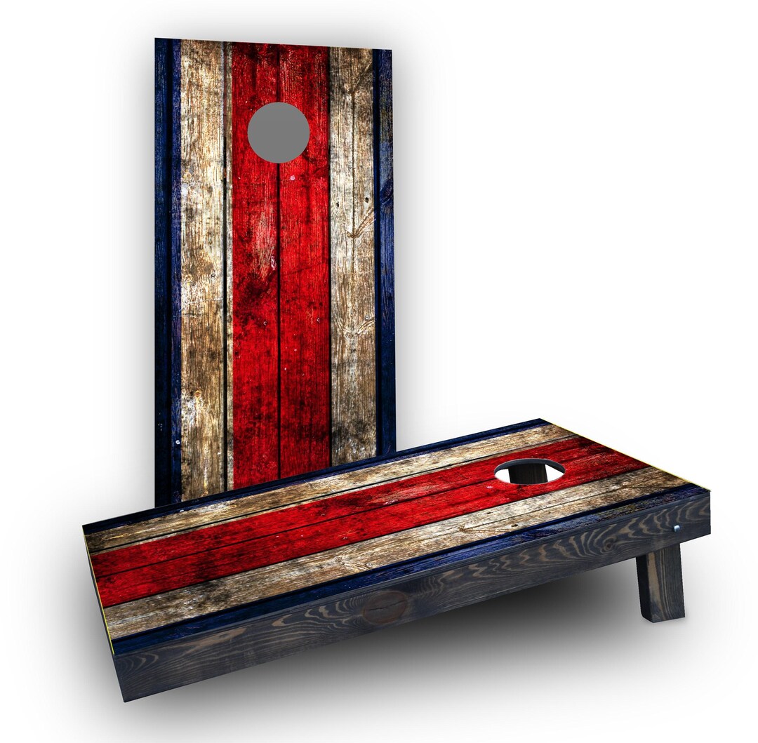 Costa Rica Worn Wood Slat Themed Custom Cornhole Boards - Etsy