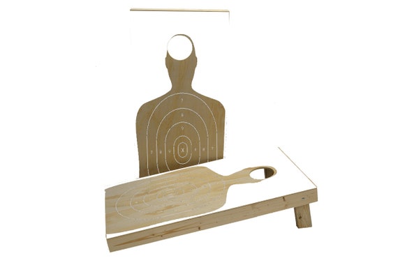 Gun Range Target Custom Cornhole Board Game Set - Etsy