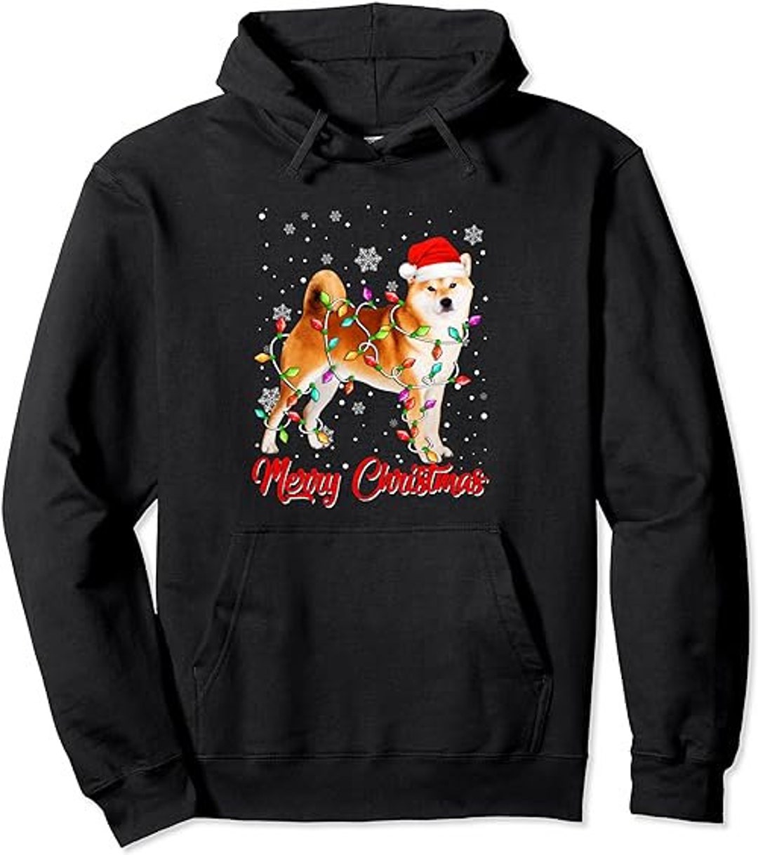 Merry Christmas Lights Shiba Inu Dog Funny Dog Lover T-shirt - Etsy Merry Christmas Lights Shiba Inu Dog Funny Dog Lover T-shirt - Etsy
