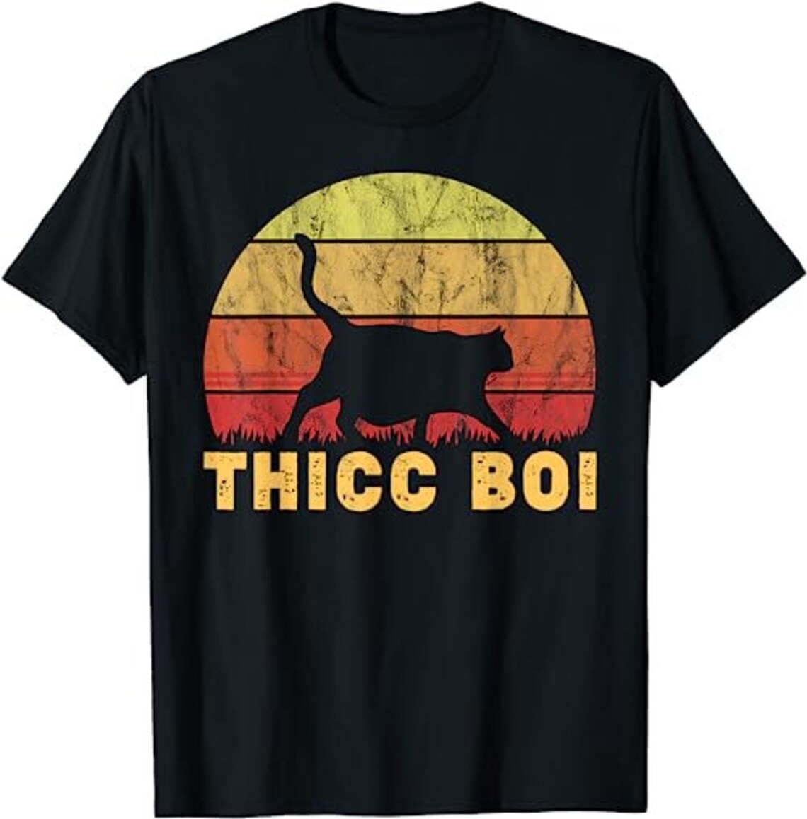 Thicc Boi Chonk Meme Fat Boy Cat Owner T-shirt Sweatshirt - Etsy