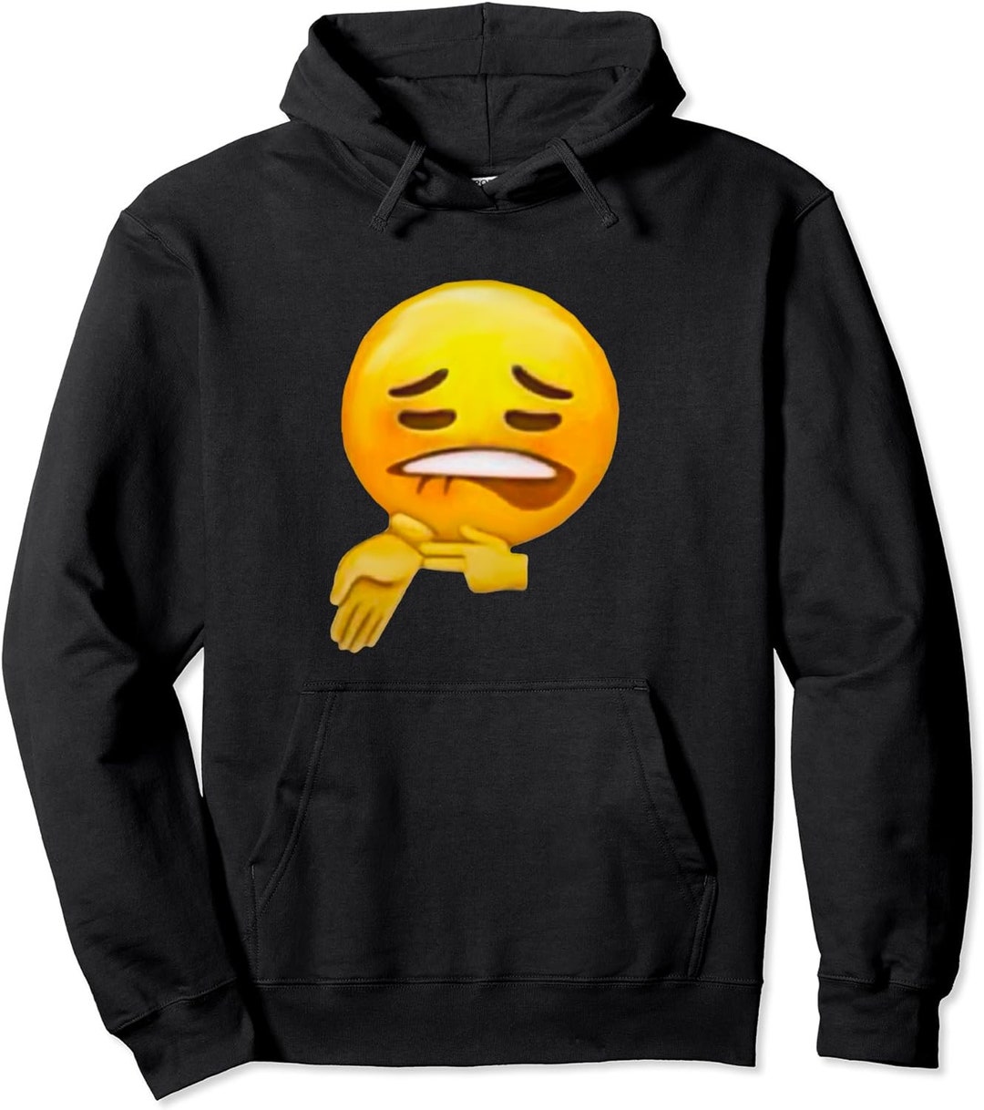 Sheesh Face Meme Biting Lip and Pointing at Arm Pullover - Etsy